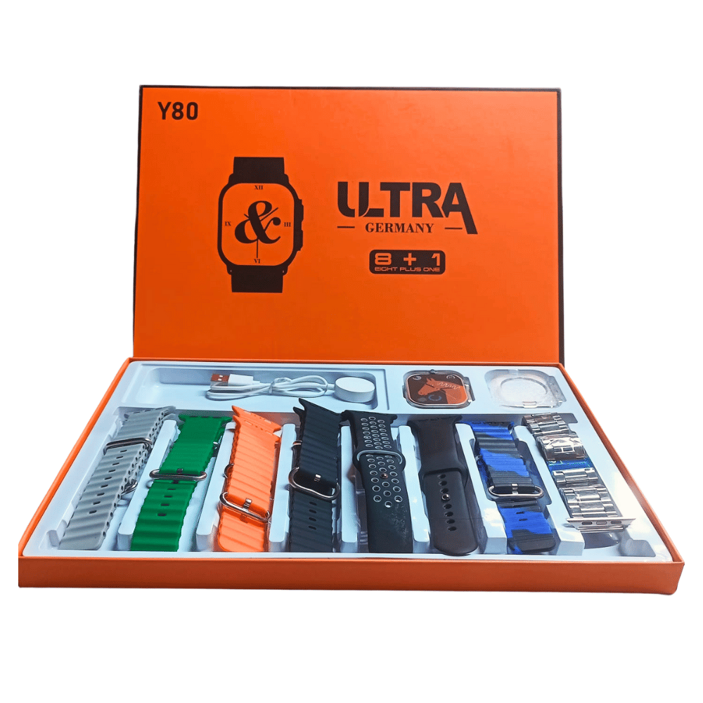 Gadget Y80 Ultra Germany Smartwatch 8+1 Straps | kiritiri